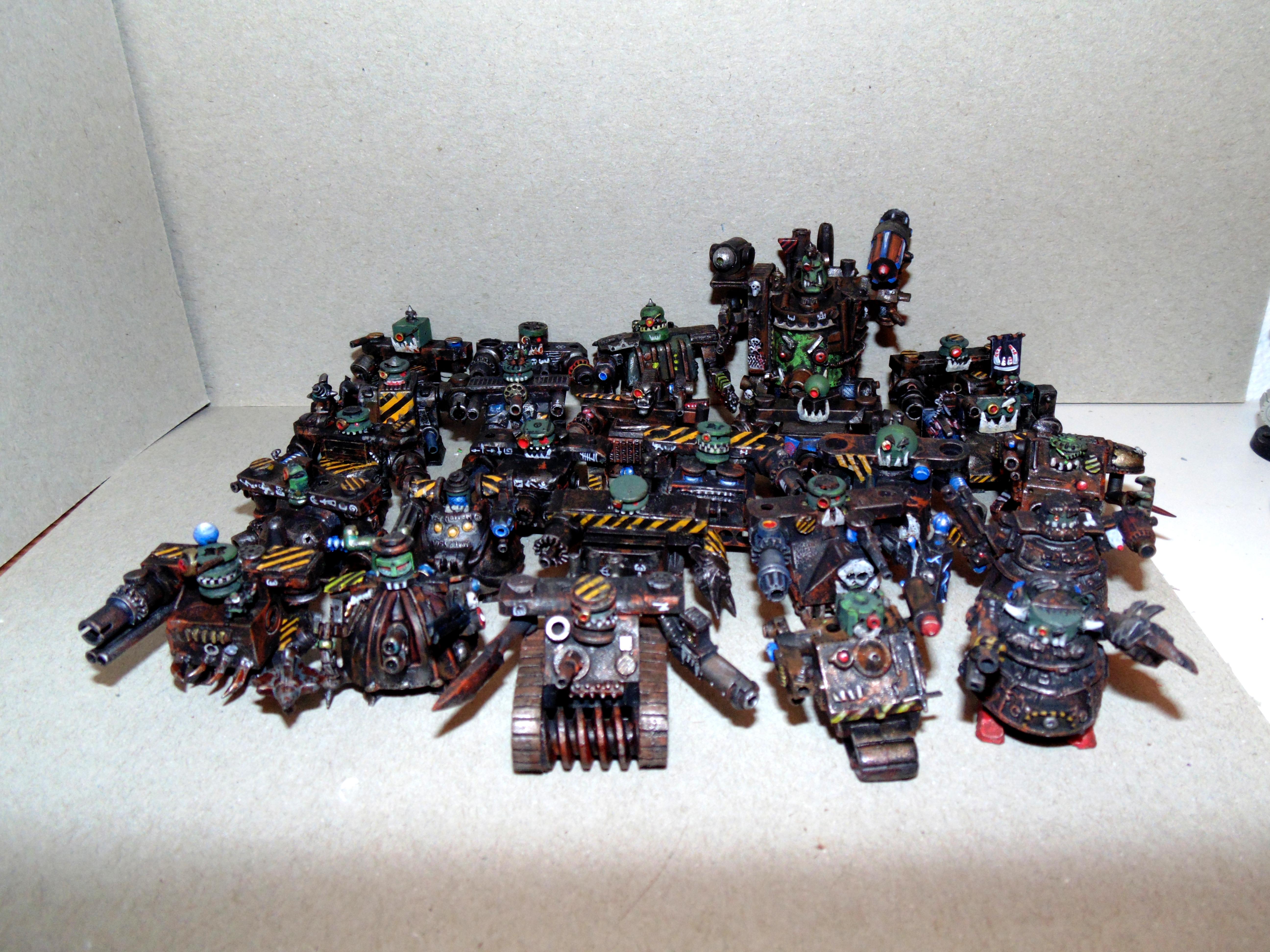 6mm, Army, Conversion, Epic, Gargant, Green, Mob, Nob, Oldhammer, Orks, Scratch, Scratch Build ...